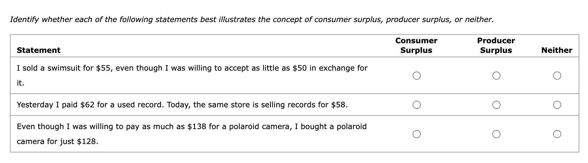 Solved Identify whether each of the following statements | Chegg.com