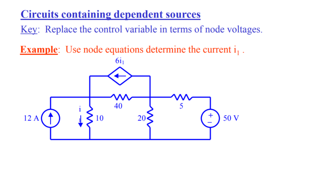 Solved Circuits containing dependent sources Key: Replace | Chegg.com