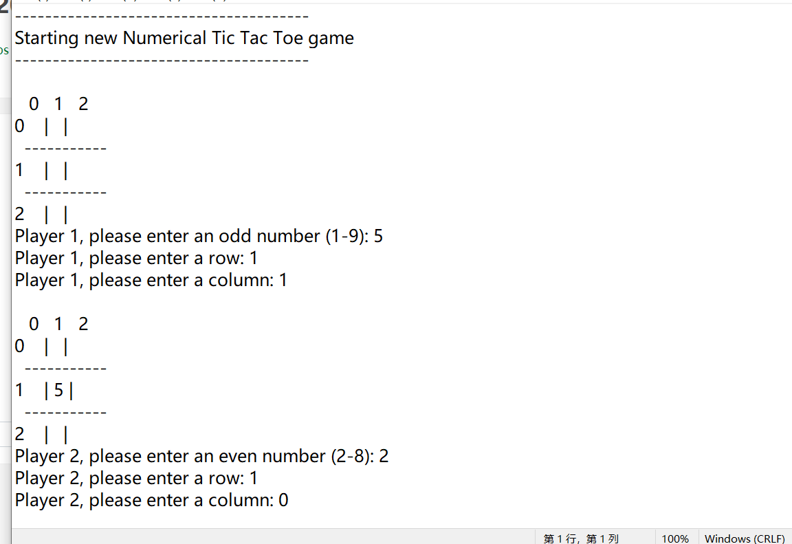 Solved Background Information: Numerical Tic Tac Toe is a | Chegg.com