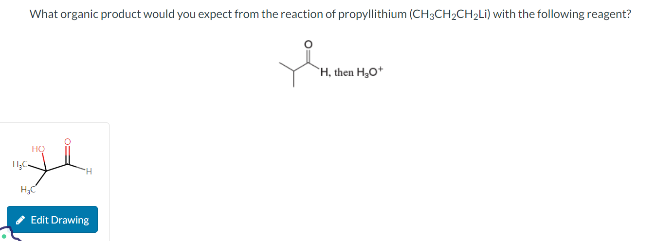 Solved what organic product would you expect from the | Chegg.com