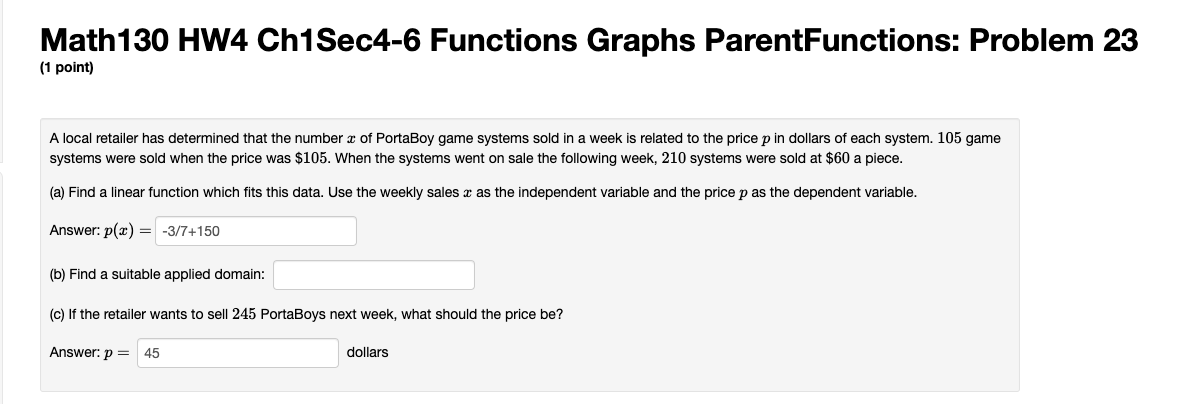 Solved Math130 HW4 Ch1Sec4-6 Functions Graphs | Chegg.com