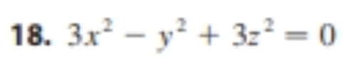 Solved 3x2−y2+3z2=0 | Chegg.com