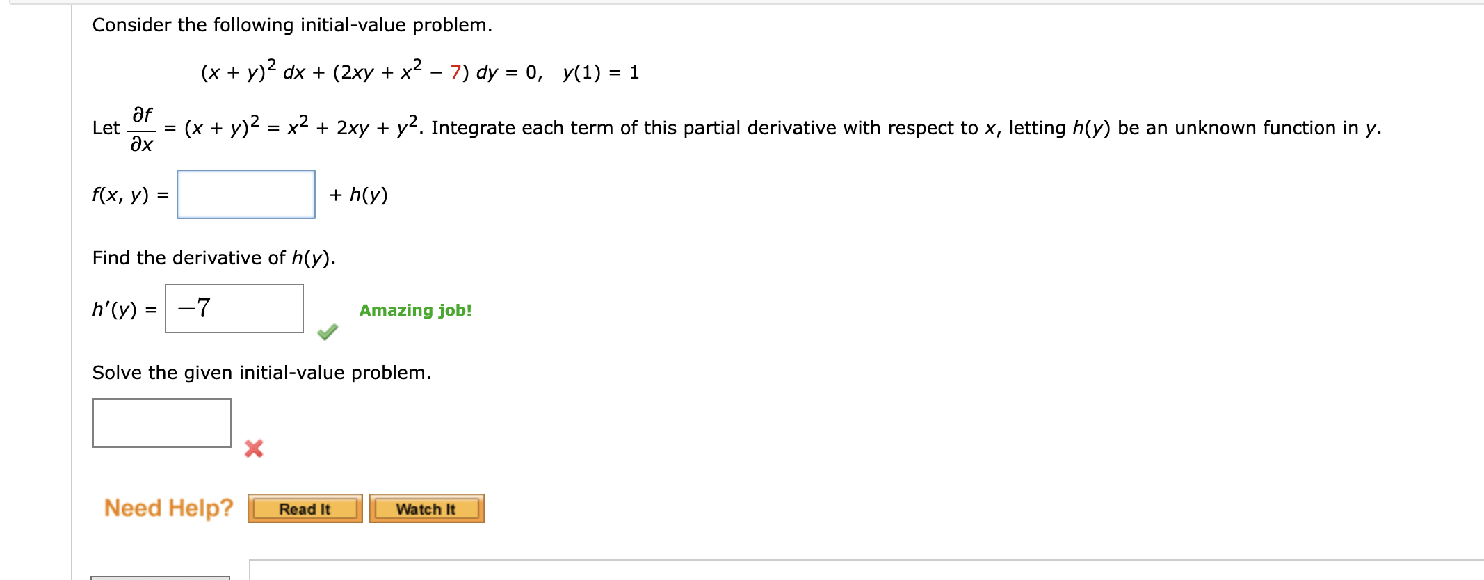 Solved Consider the following initial-value | Chegg.com