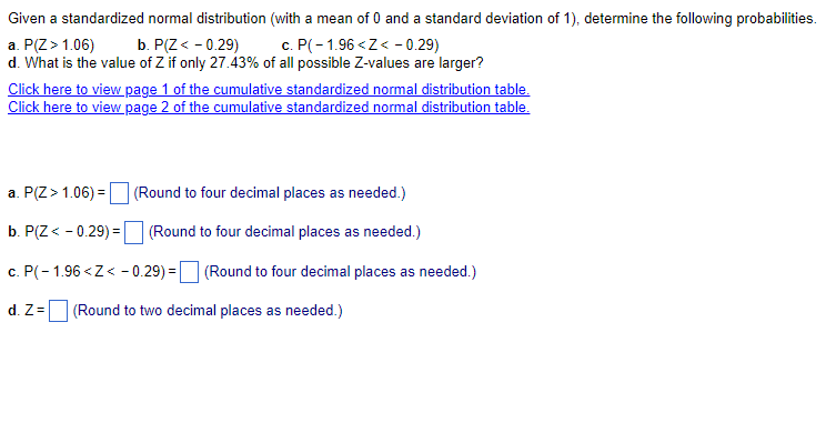 Solved Cumulative standardized normal distribution table, | Chegg.com Solved Cumulative standardized normal distribution table, | Chegg.com