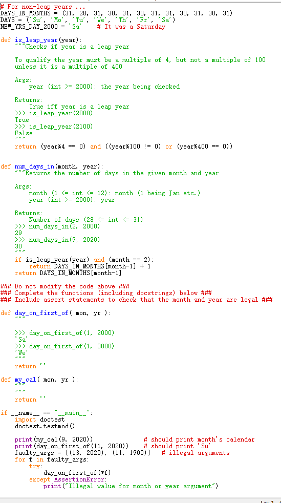 Solved The Unix utility cal prints a calendar - more | Chegg.com