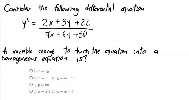 Solved Consider the following differential equation y' = 2x | Chegg.com