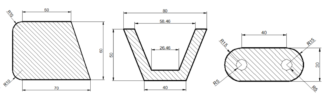 Solved GIVEN THE FIGURES BELOW, FIND THE AREA OF SHADED | Chegg.com