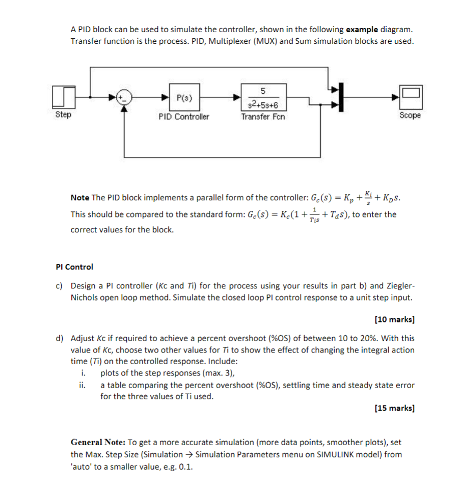 Solved 10 Introduction The process to be controlled is a | Chegg.com
