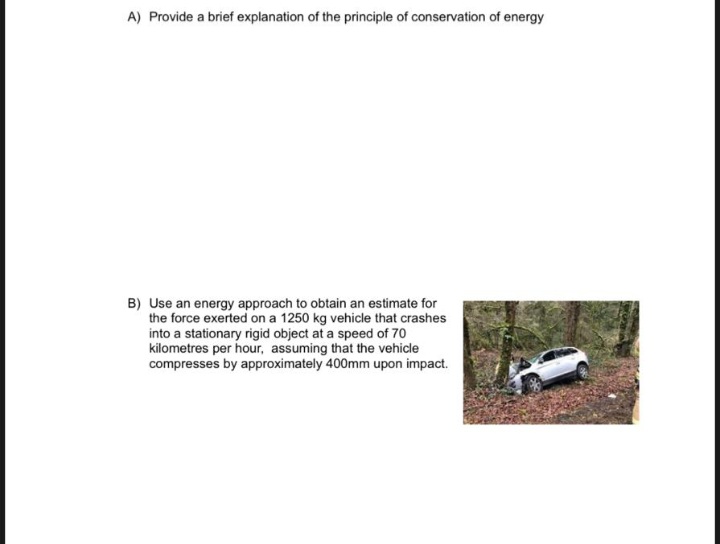 Solved A) Provide a brief explanation of the principle of | Chegg.com