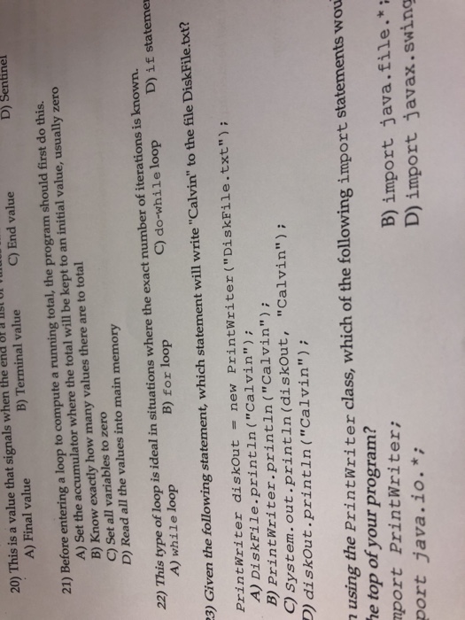 Solved 30) 30) This type of operator determines whether a | Chegg.com