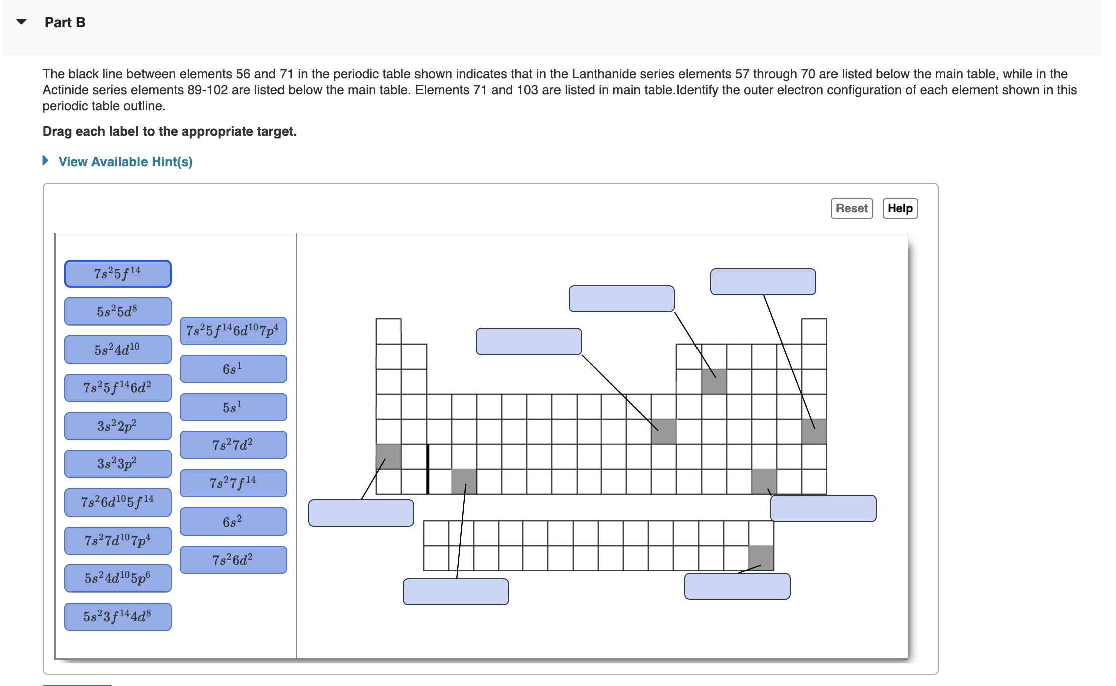 Solved The black line between elements 56 and 71 in the | Chegg.com