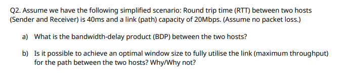 Solved Figure 1: Simple single queueQ2. Assume we have the | Chegg.com