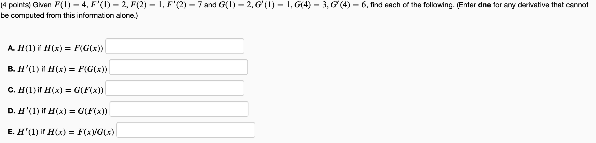Solved (4 points) Given | Chegg.com