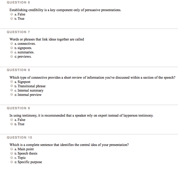QUESTION 6 Establishing Credibility Is A Key Chegg question-6-establishing-credibility-is-a-key-chegg