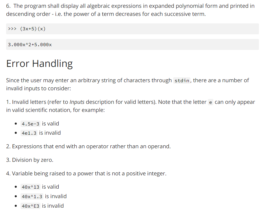 Cursed Calculator Overview You have been tasked with | Chegg.com