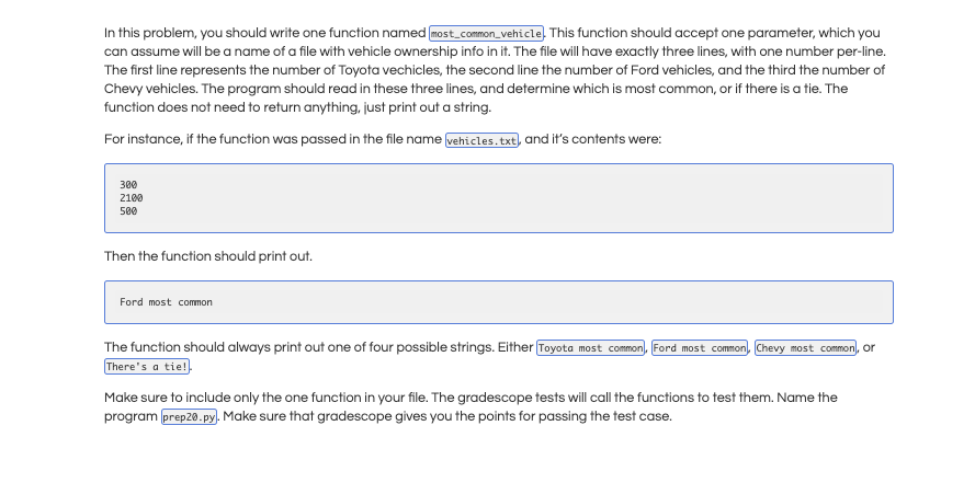 Solved In this problem, you should write one function named | Chegg.com