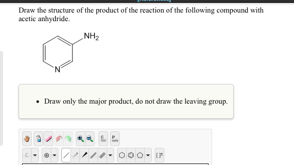 Solved Draw The Structure Of The Product Of The Reaction Of