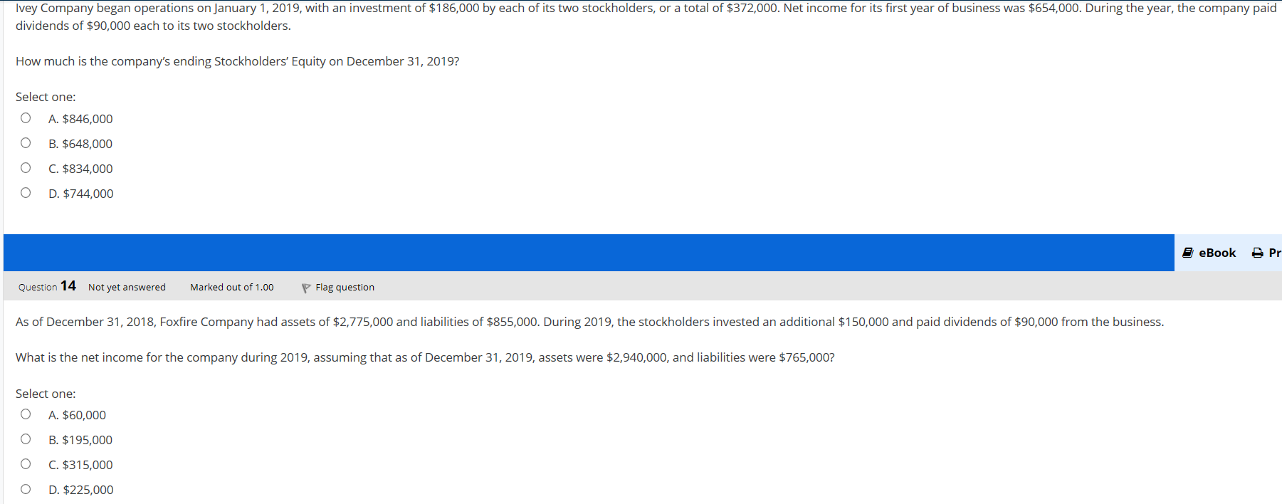 Solved During 2019, Wayneright Company's total assets | Chegg.com