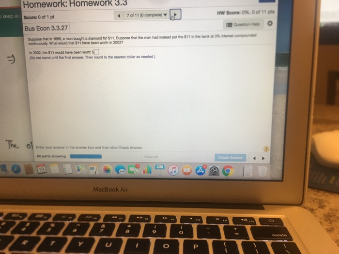 Solved Homework Homework 3 3 Score 0 Of 1 Pt Bus Econ