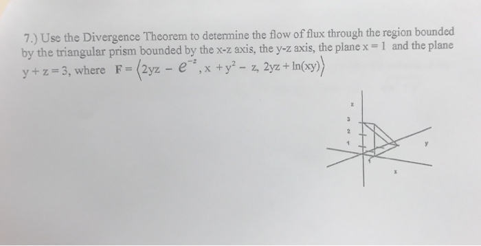 Solved Use the Divergence Theorem to determine the flow of | Chegg.com