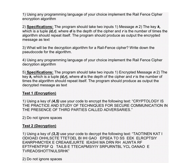 Solved 1) Using any programming language of your choice | Chegg.com