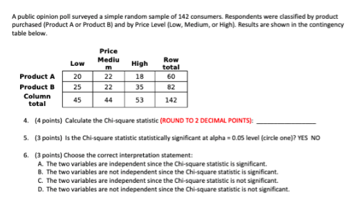 Solved A public opinion poll surveyed a simple random sample | Chegg.com