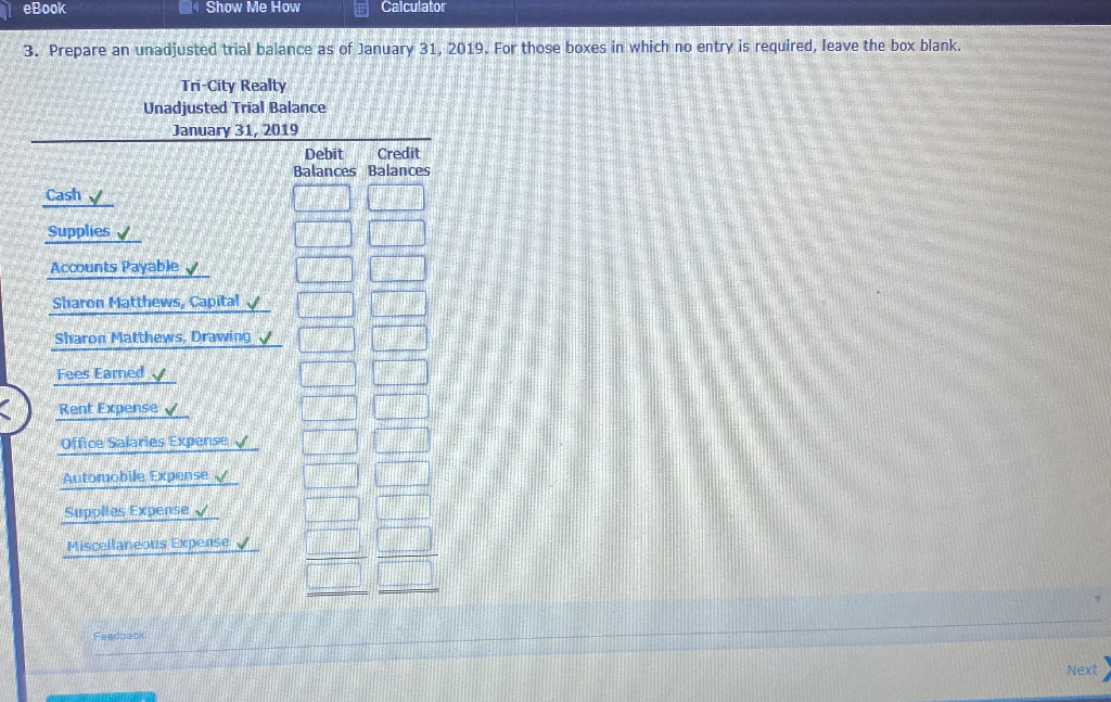 Solved eBook 34 Show Me How She Calculator Journal Entries | Chegg.com