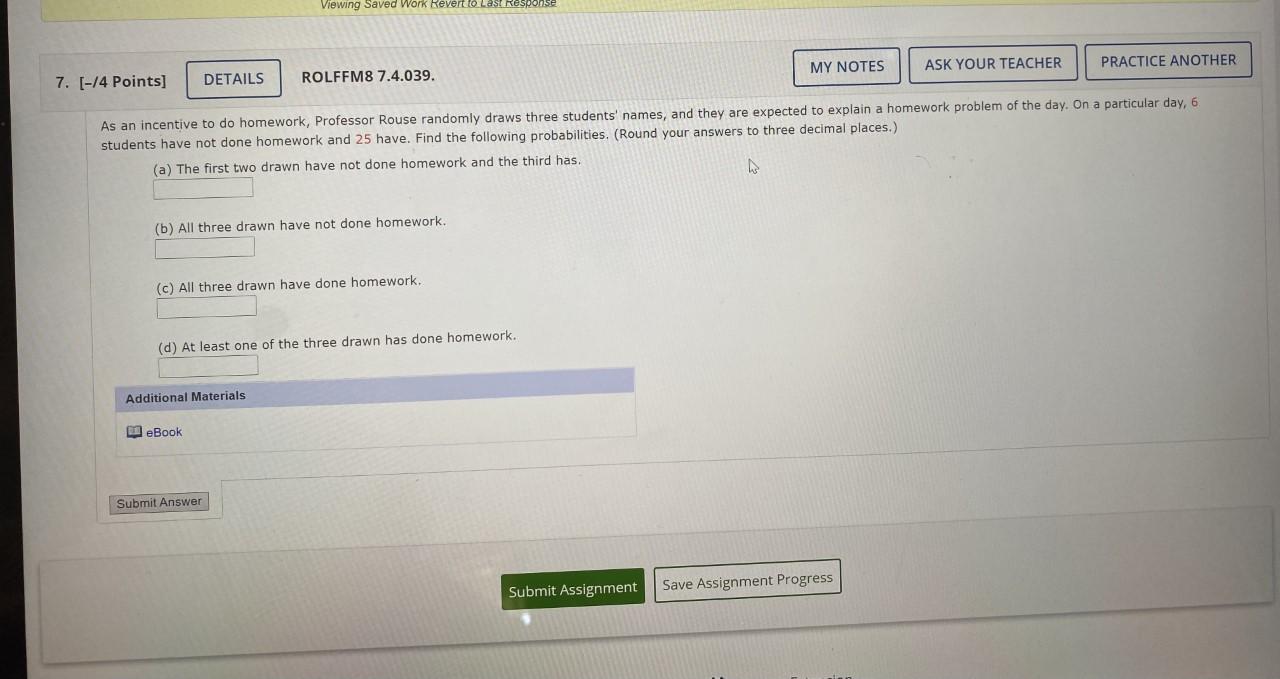 Solved Viewing Saved Work Revert to Last Response MY NOTES | Chegg.com