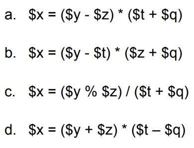 Solved Given the following PERL's parse tree, what function | Chegg.com