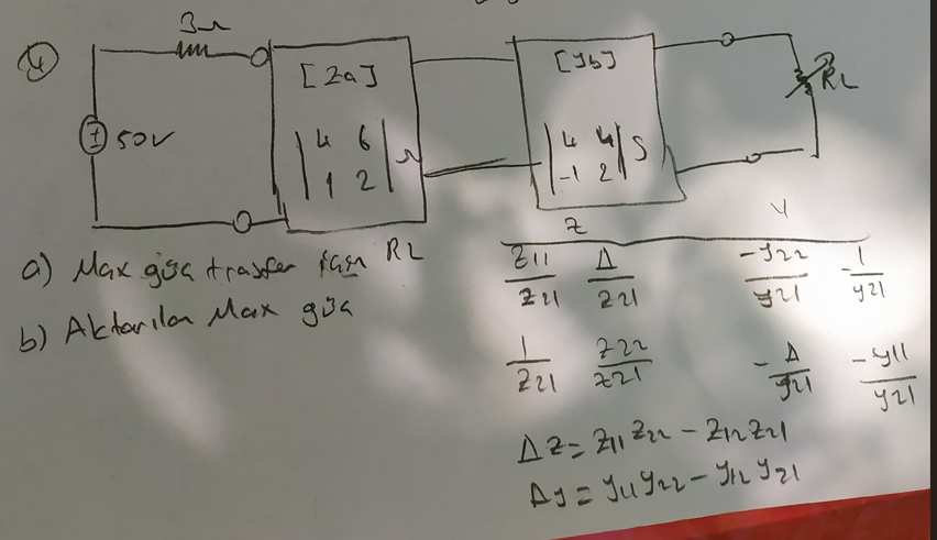 Solved RL ﻿for max power transfer ?max power transmitted? | Chegg.com