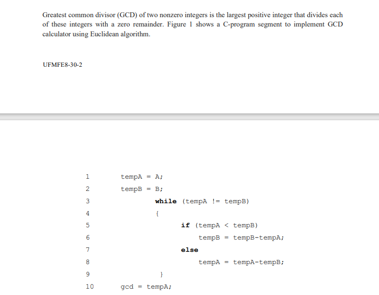 Solved Greatest common divisor (GCD) of two nonzero integers | Chegg.com
