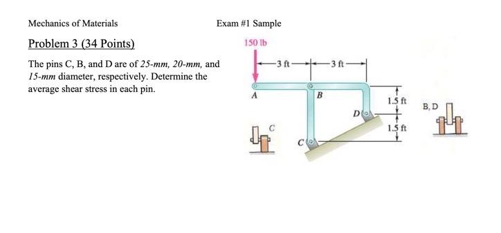 Solved τB = 166.8 psi τC = 344.3 psi τD = 296.6 psi | Chegg.com