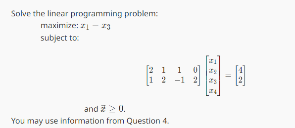 Solved Solve the linear programming problem: maximize: | Chegg.com