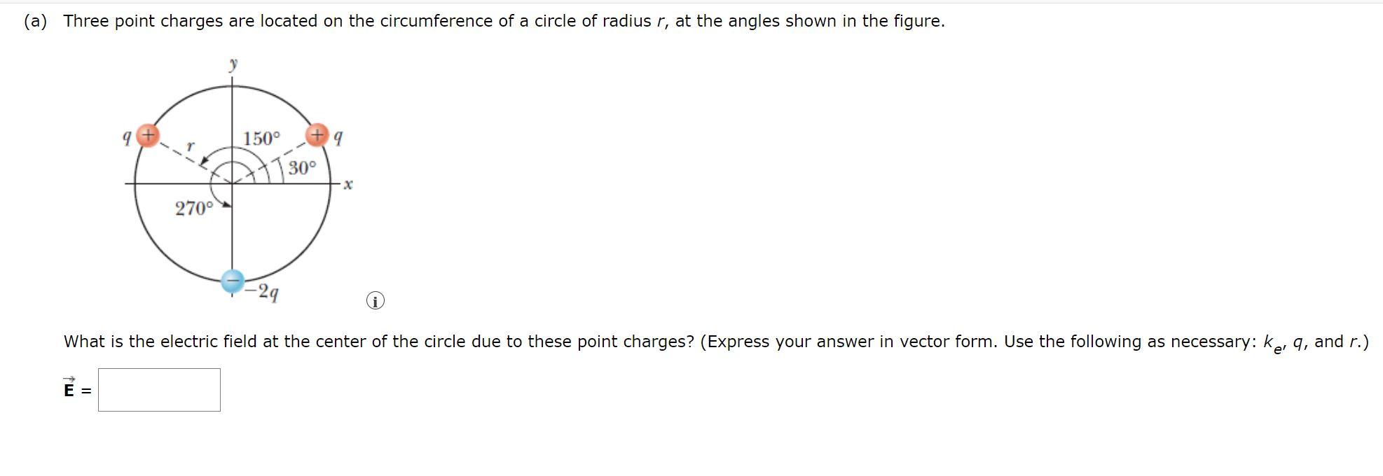 Solved (a) Three point charges are located on the | Chegg.com
