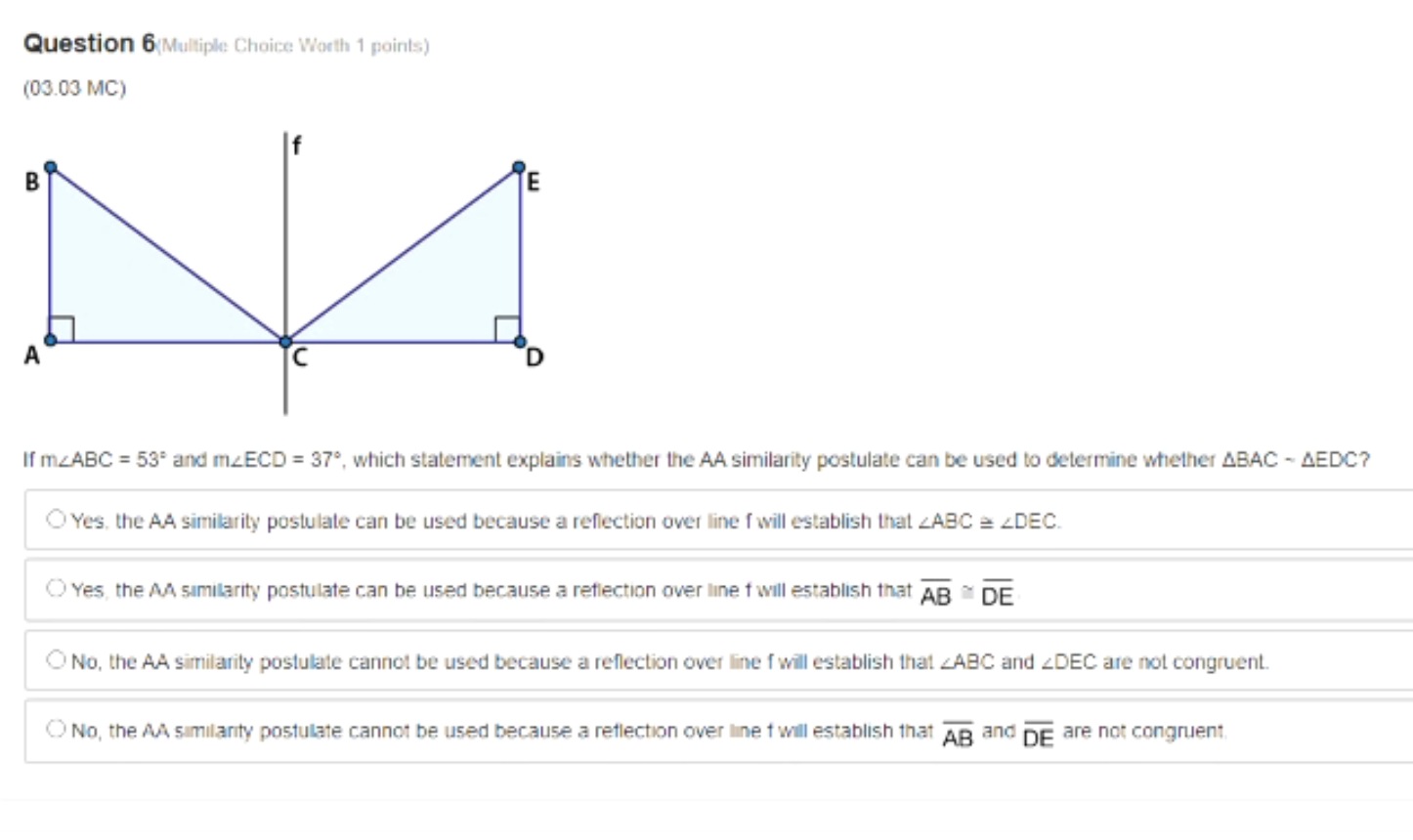Solved Question 5 Multiple Choice Worth 1 points) (03 03 LC) | Chegg.com