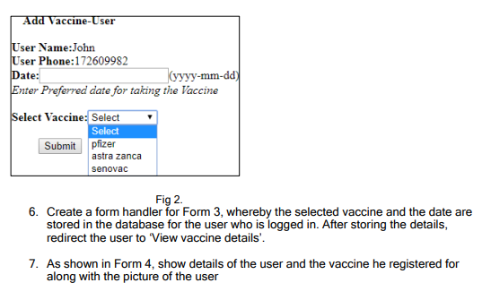 Solved Write HTML/PHP/PHP-MYSQL API code to Create and | Chegg.com