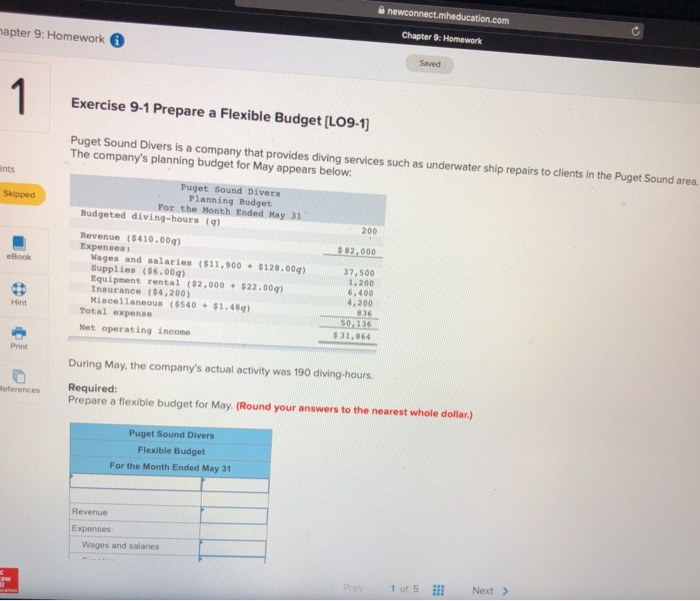 Solved: Ne Chapter 9: Homework Apter 9: Homework Saved Exe... | Chegg.com
