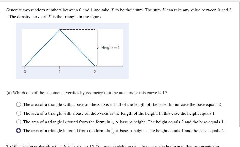 Solved Generate Two Random Numbers Between 0 And 1 And Take