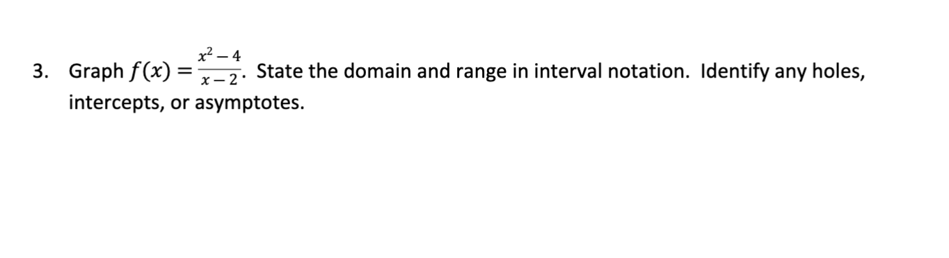 Solved Graph f(x)=x2-4x-2. ﻿State the domain and range in | Chegg.com