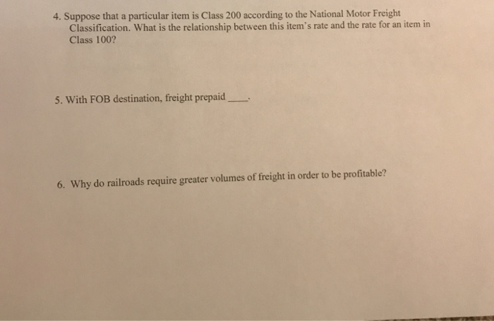 Solved 4. Suppose that a particular item is Class 200 | Chegg.com