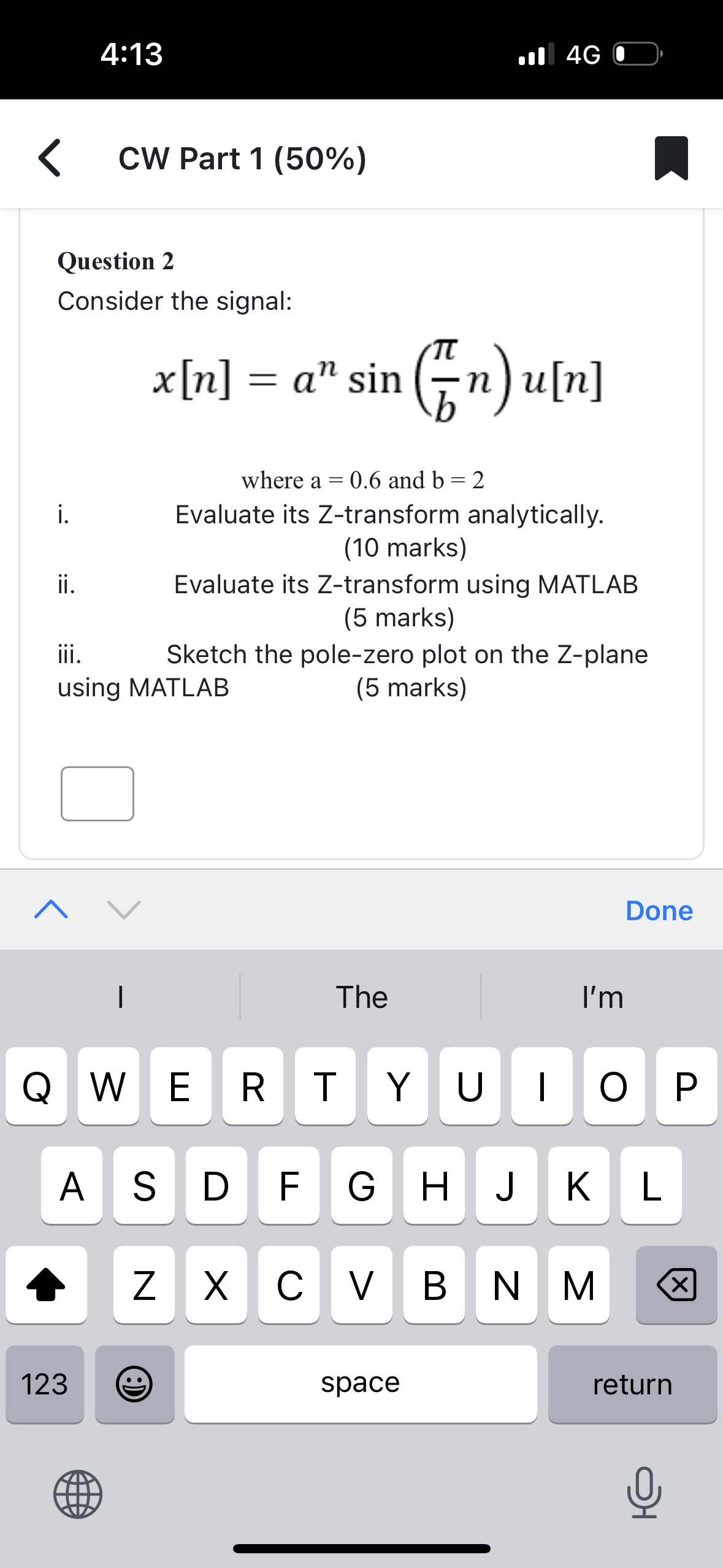 Solved Question 1 Given the following cascade connection of | Chegg.com