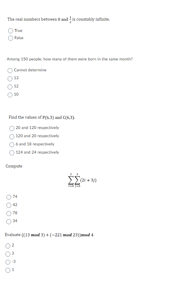 Solved The real numbers between 0 and 21 is countably | Chegg.com