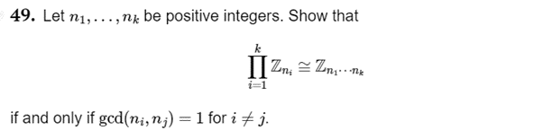 Solved Let n1,dots,nk ﻿be positive integers. Show | Chegg.com