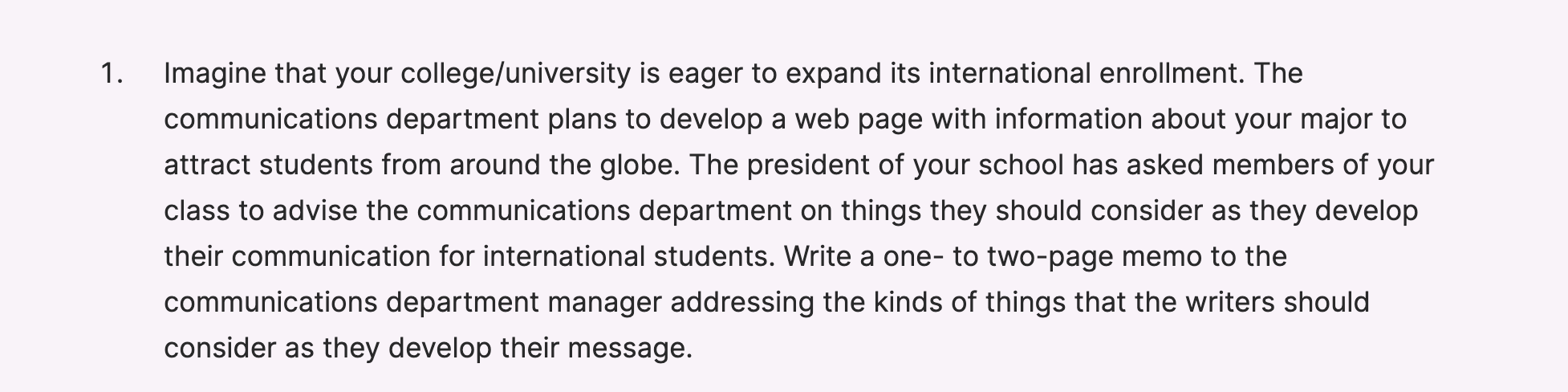 1. Imagine that your college/university is eager to | Chegg.com