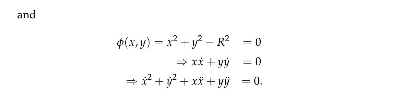 Solved we are learning constrained Euler Lagrange equations. | Chegg.com