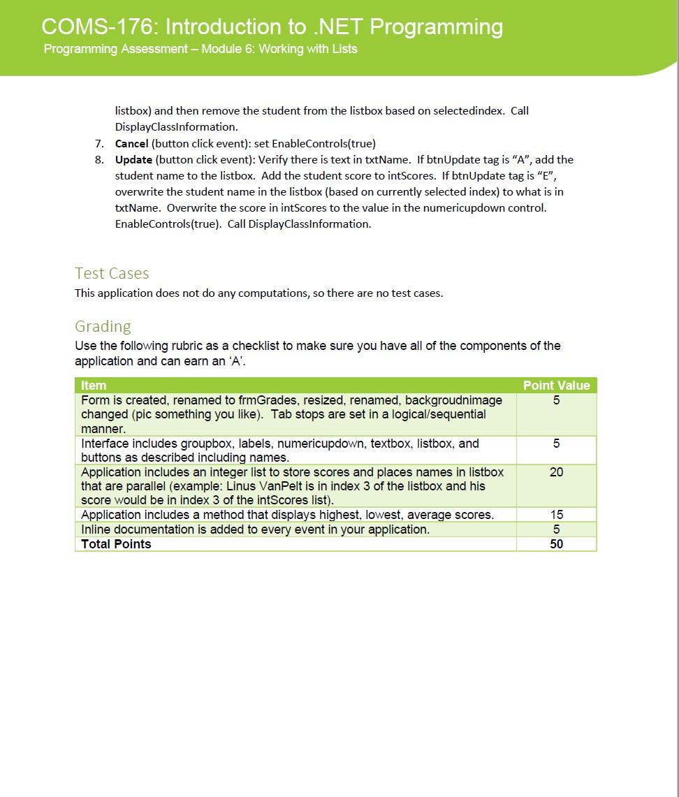 Solved I am having some difficulty doing the program for my | Chegg.com