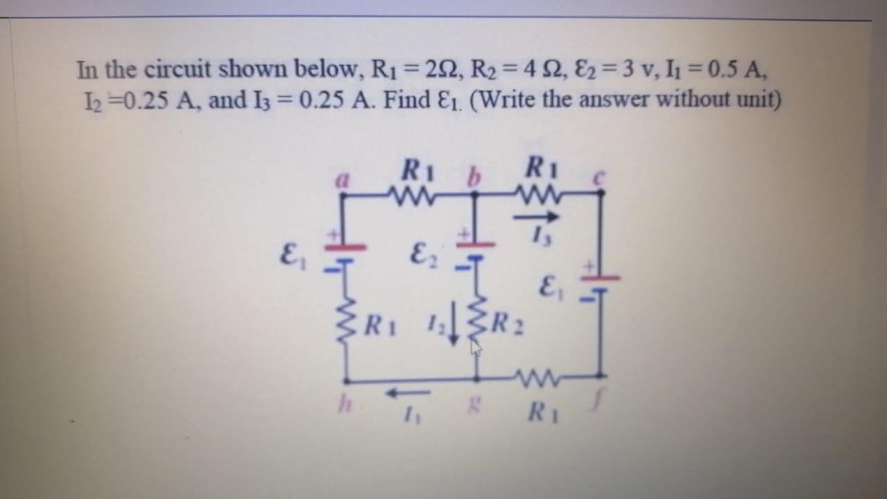 Solved n the circuit below, R 1 =2 Omega , R2=6 Omega and R | Chegg.com