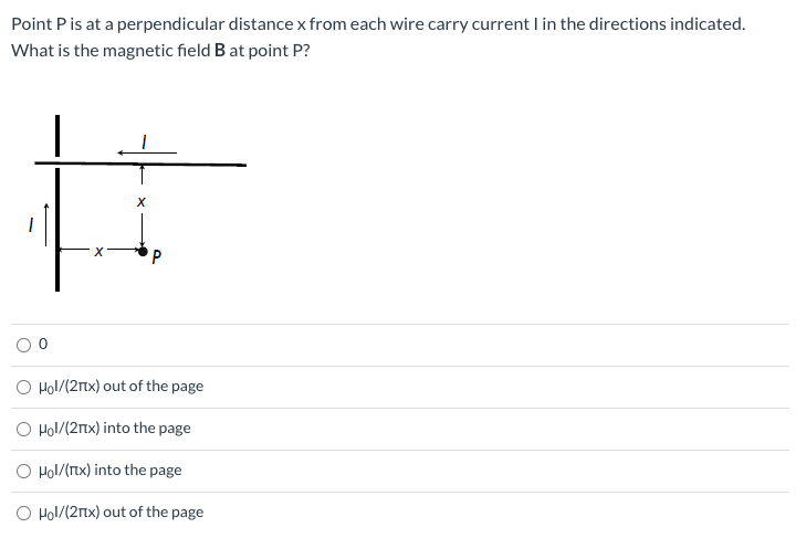Solved Point Pis at a perpendicular distance x from each | Chegg.com
