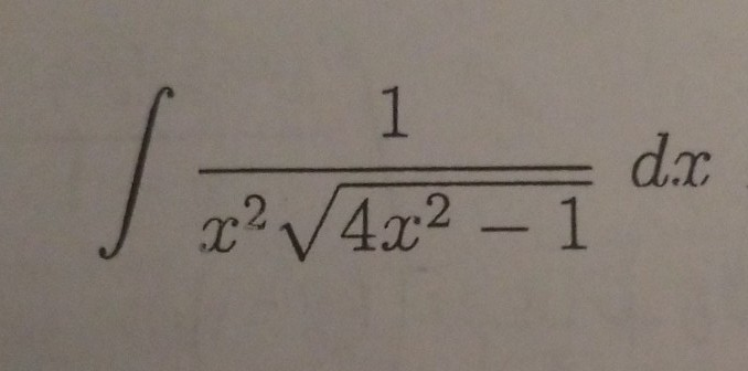 Solved | 2 4a2 - 1 da | Chegg.com