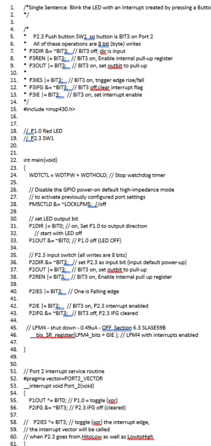 Line 56 in Illustration 12 in the ISR resets BIT3 . | Chegg.com